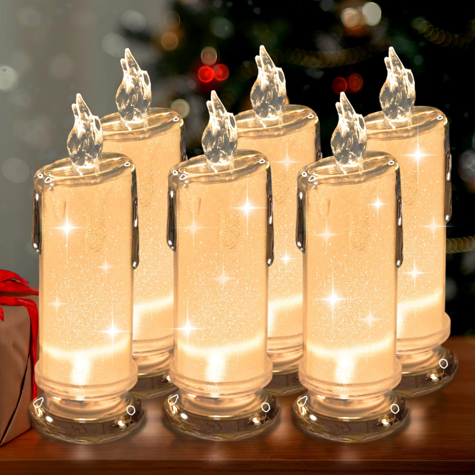 TULGIX LED Candles,6PCS Flameless Christmas Candles | Wayfair