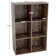 Alpen Home 2x3 Cube Storage Unit, Dark Wood | Wayfair.co.uk