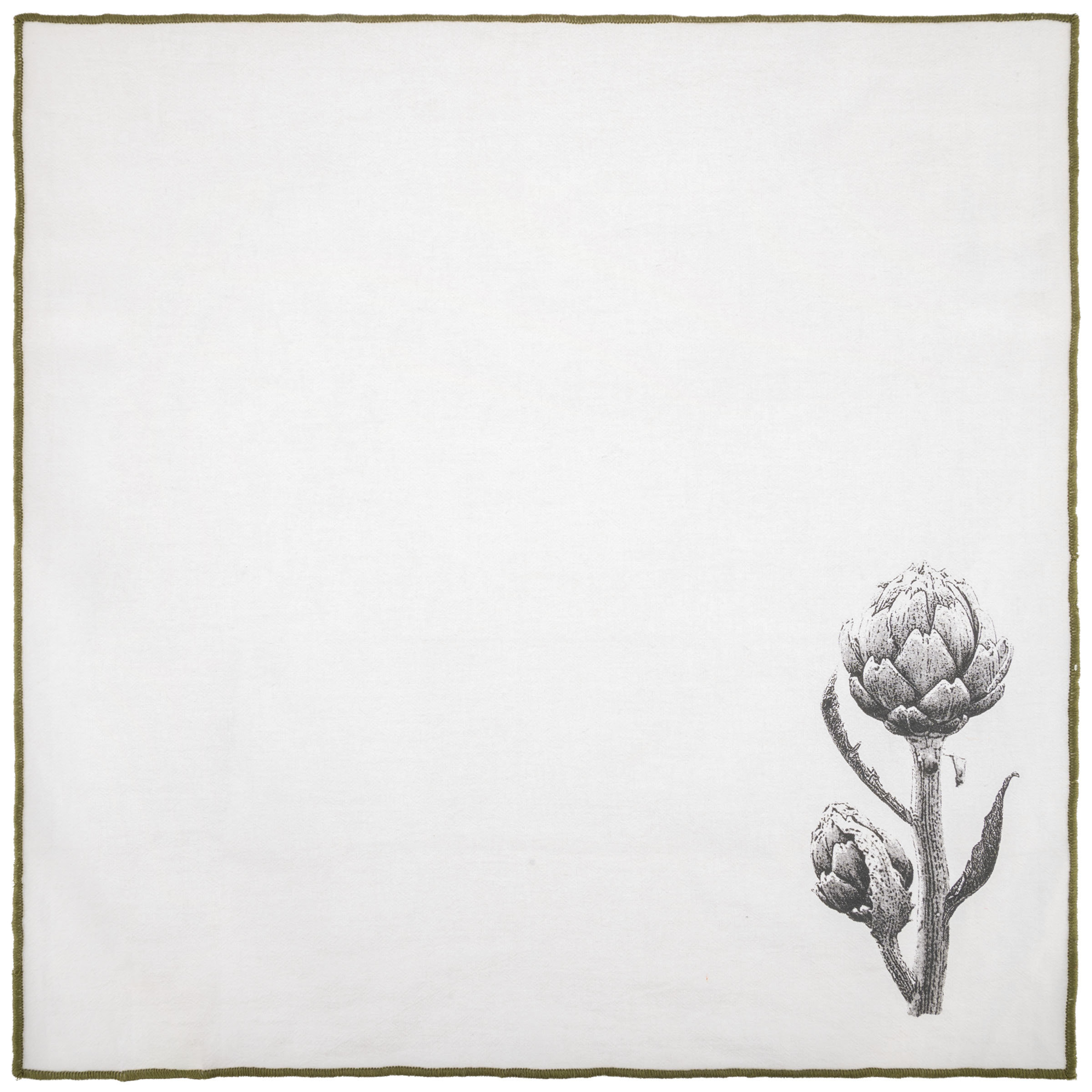 Red Barrel Studio® Merrowed Edge Dinner Napkins Artichoke | Wayfair