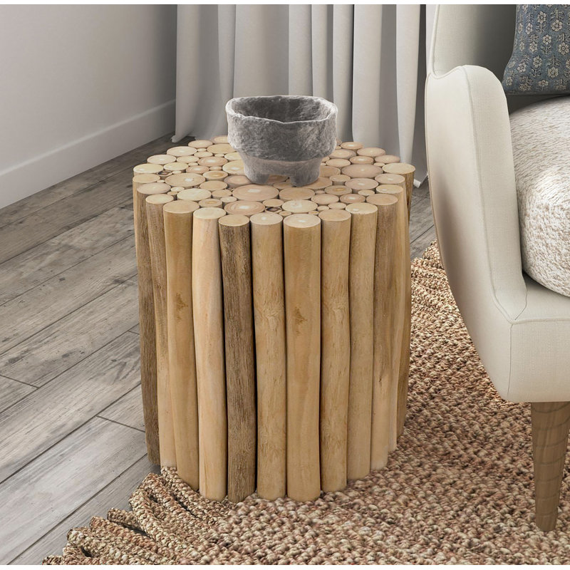 Birch Lane™ Amhold Solid Wood Drum End Table & Reviews - Wayfair Canada
