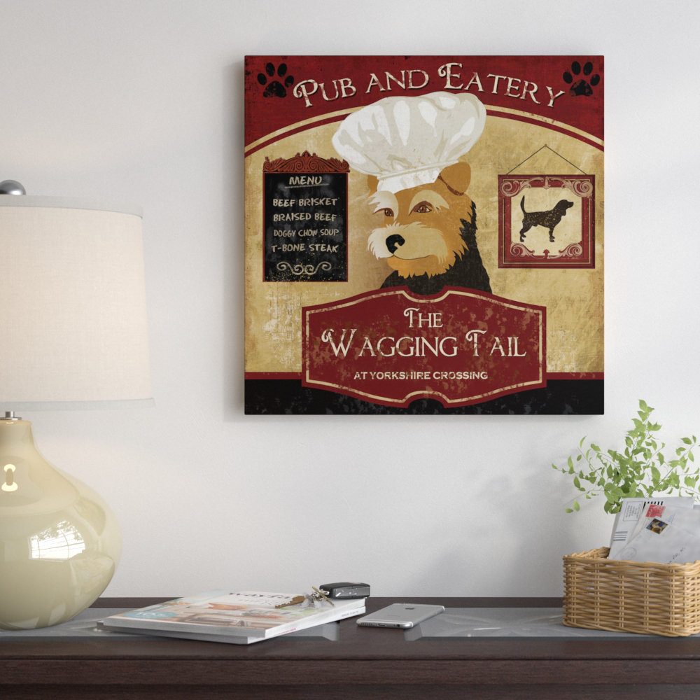 East Urban Home 'Wagging Tail' by Conrad Knutsen Vintage Advertisement ...