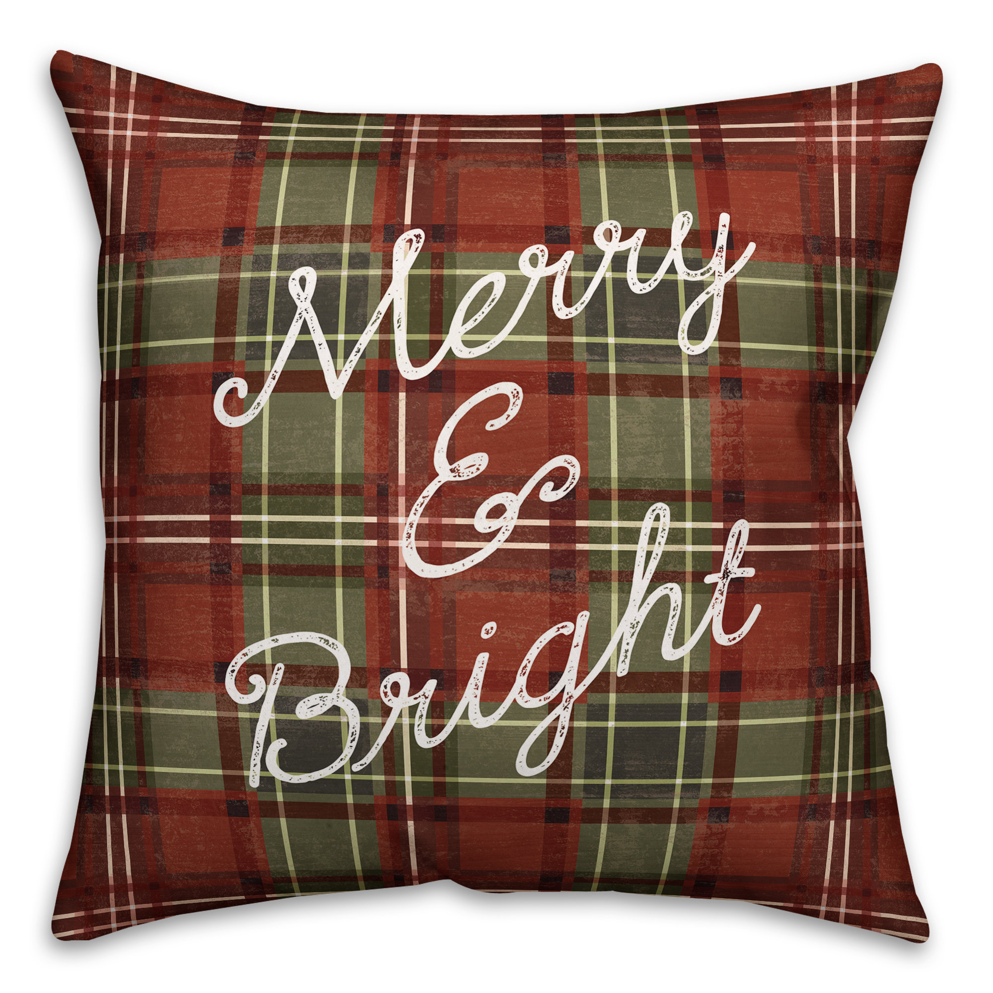 Designs Direct Creative Group Merry and Bright Throw Pillow | Wayfair