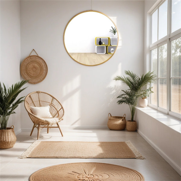 Ebern Designs Makenly Metal Mirror - Wayfair Canada