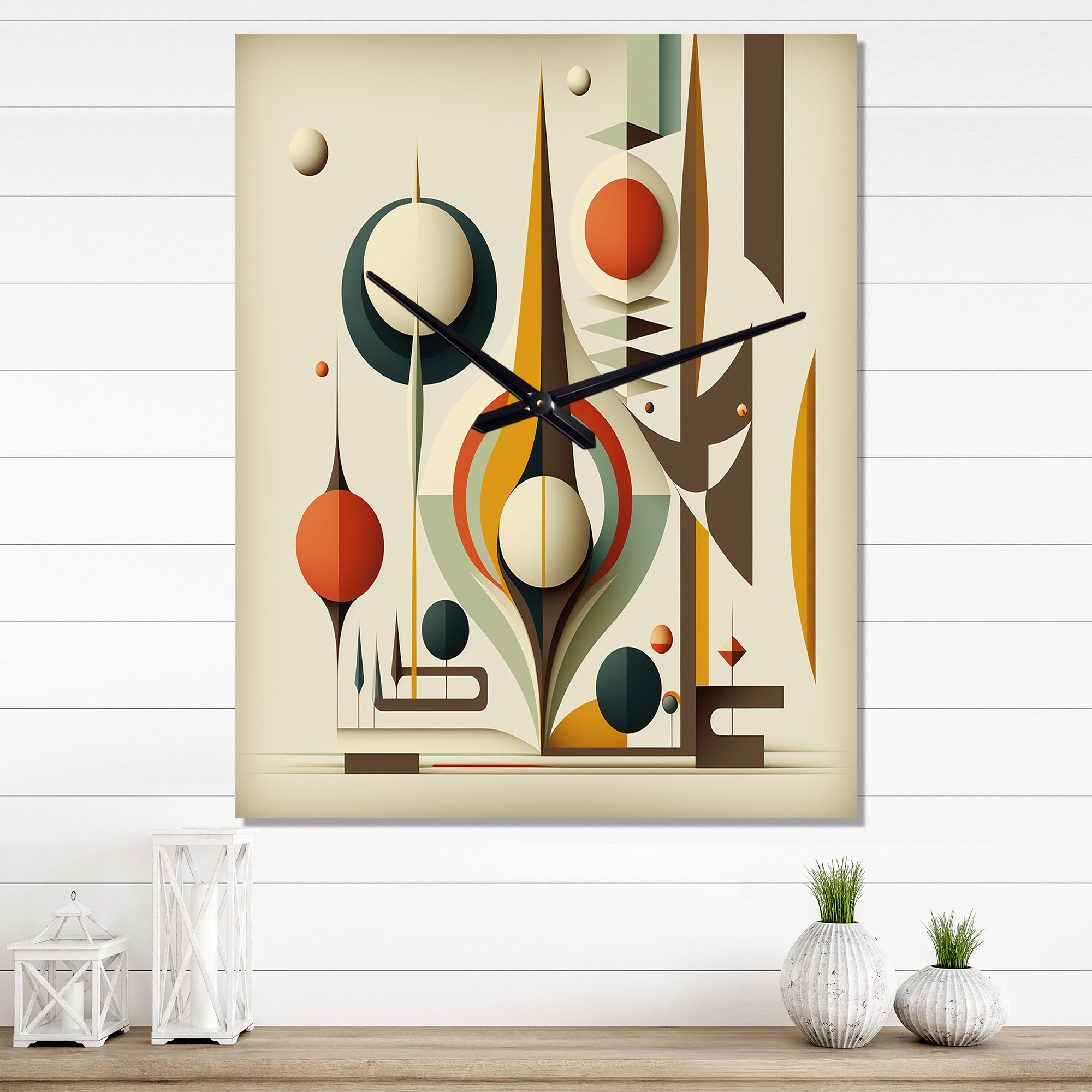 Design Art Vintage Mid-Century Graphics VI - Abstract Mid Century Wall ...