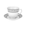 House of Hampton® Afjal Greek Key Tea Cup and Saucer Set & Reviews ...