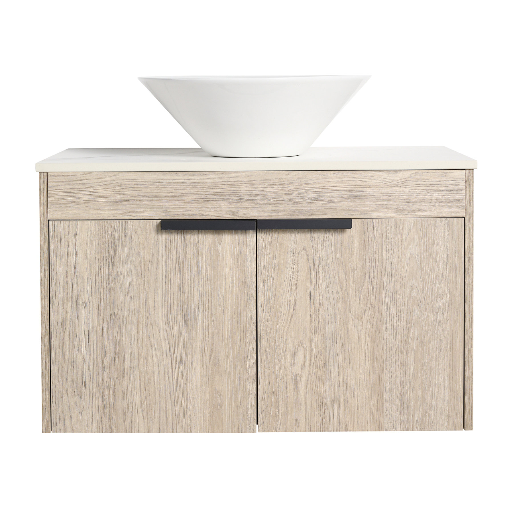 Ebern Designs 30''Modern Design Float Bathroom Vanity With Ceramic ...
