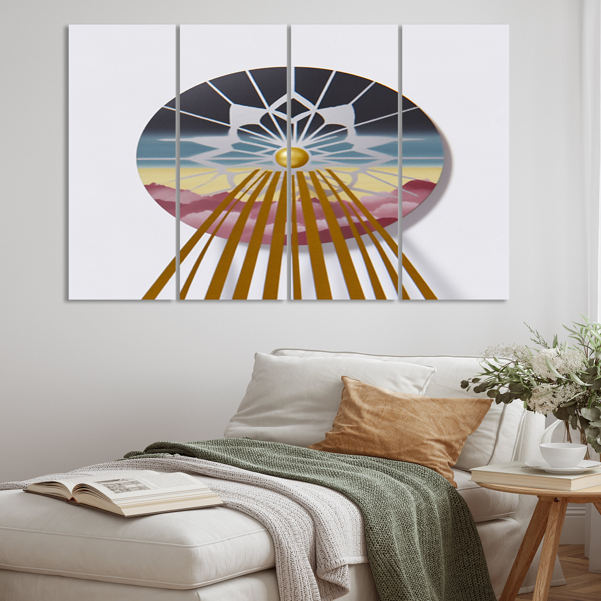 Mercer41 Tilak - Buddhism Canvas Art Print - 4 Panels - Wayfair Canada