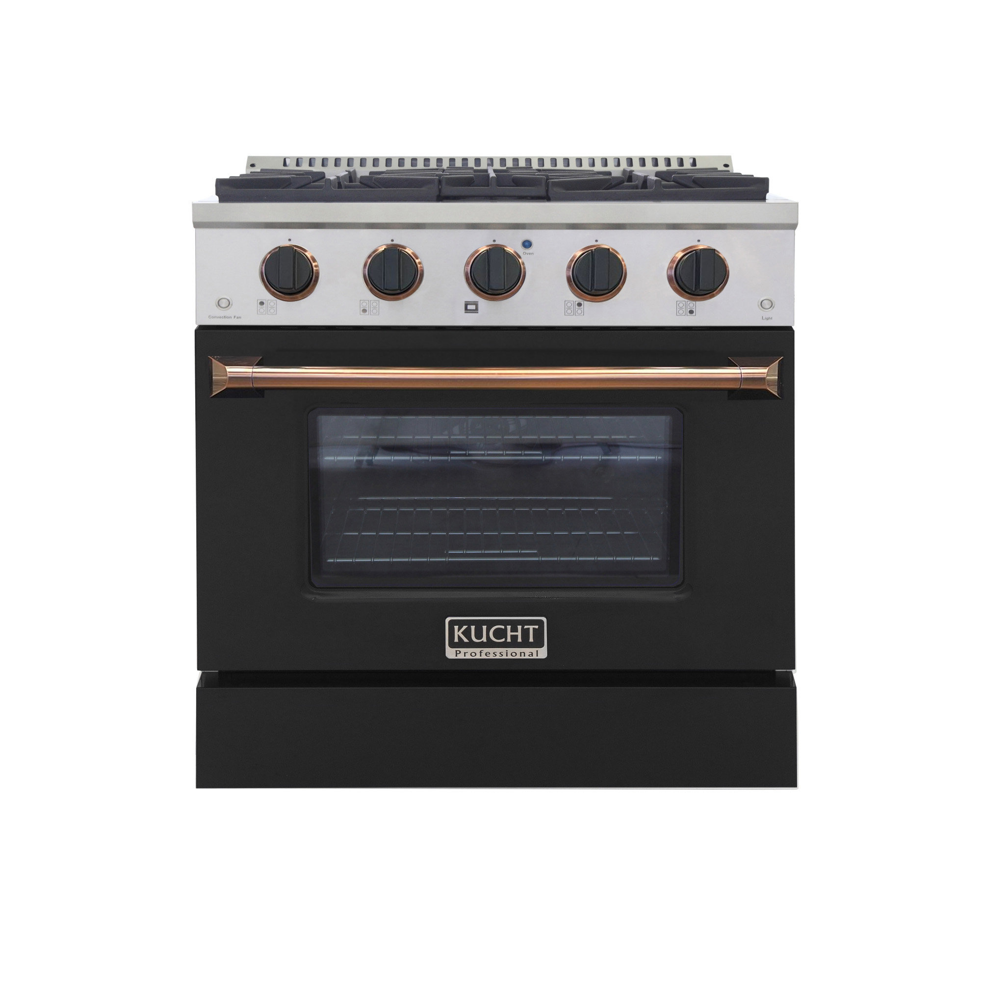 Kucht Custom Pro-Style 30 in. 4.2 cu. ft. 4-Burner Freestanding Gas ...