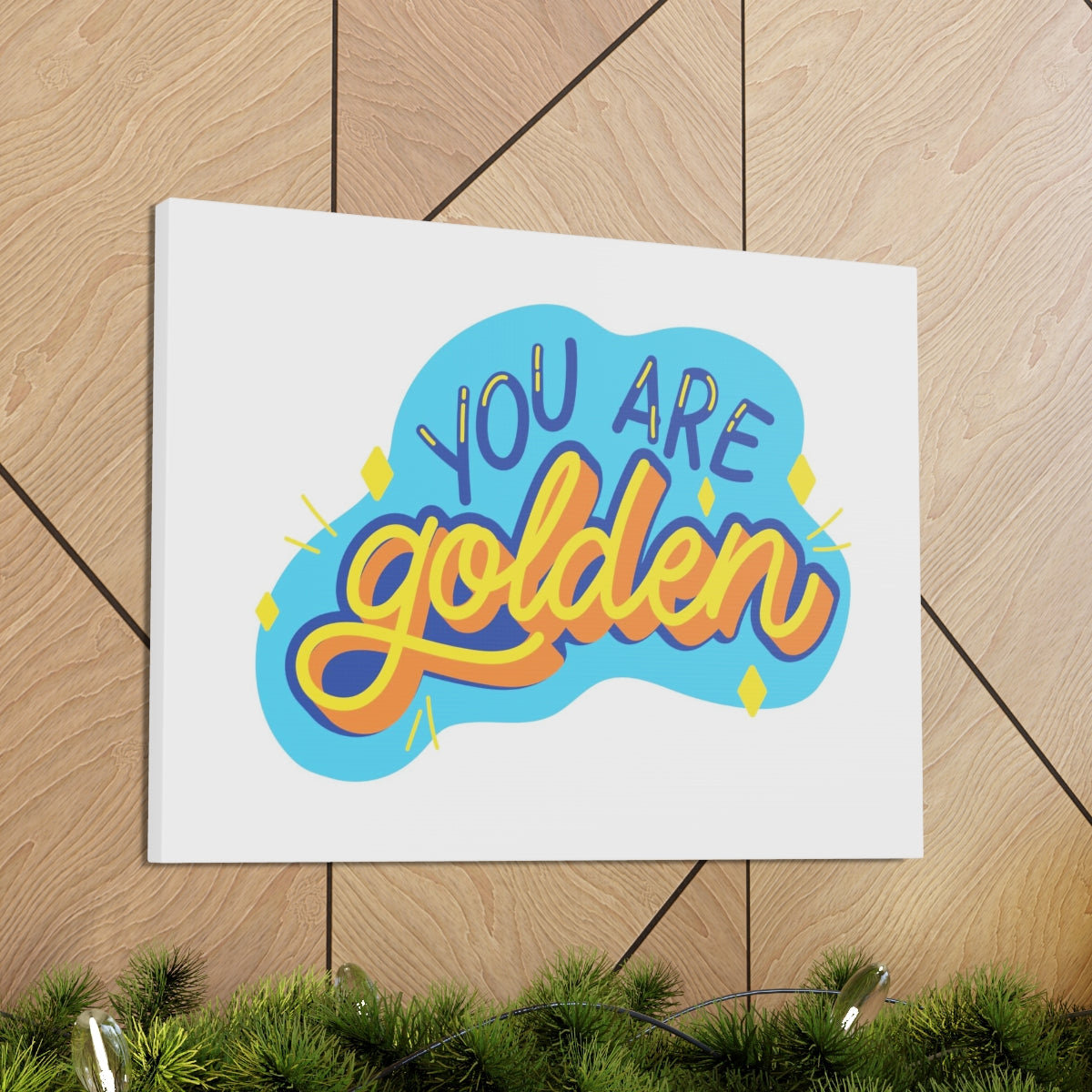 Trinx Inspirational Wall Art You Are Golden Motivation Wall Decor For ...