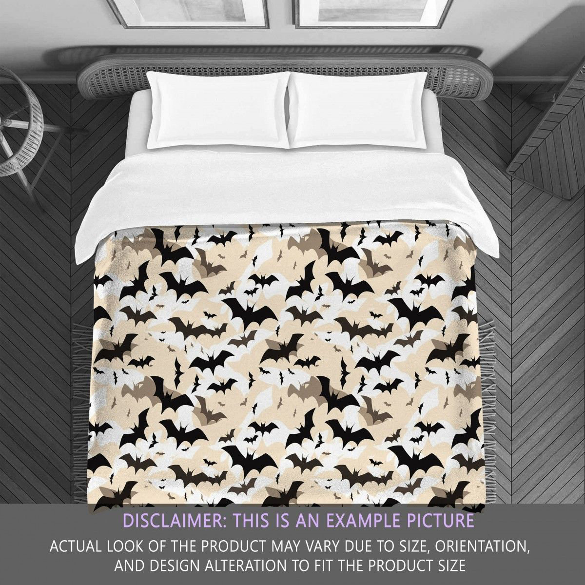 VisionDecor Flying Bats Bedding | Wayfair