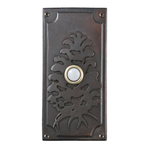 Meyda Lighting Spruce 3"W X 6"H Spruce Pine Door Bell Cover | Wayfair