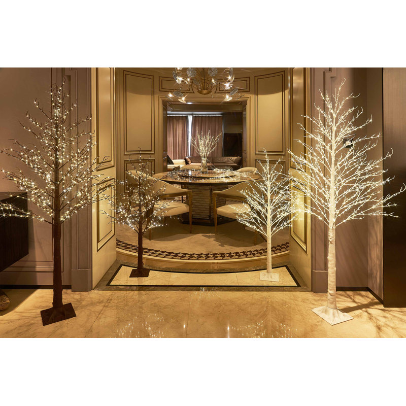 The Holiday Aisle® Lighted Trees & Branches | Wayfair