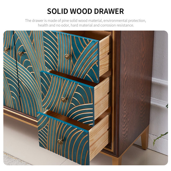 GINATOL Light Luxury Line Rectangular Accent Cabinet. Accent Cabinet ...