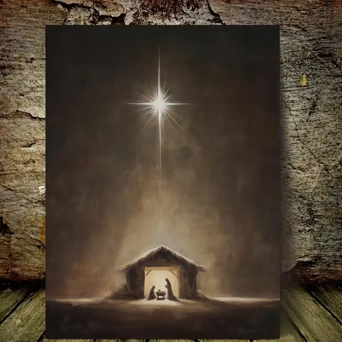 Foundry Select 16*12,1Pc The Birth Of Jesus Religious Wall Art - Solid ...
