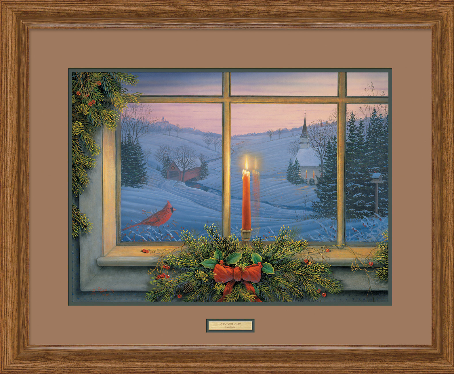 Wild Wings Candlelight by Sam Timm Framed Painting Print - Wayfair Canada