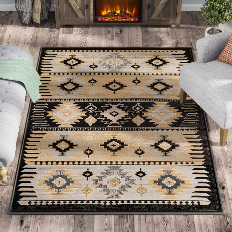 The Twillery Co.® Gorge Southwestern Gray/Ivory/Brown Area Rug ...