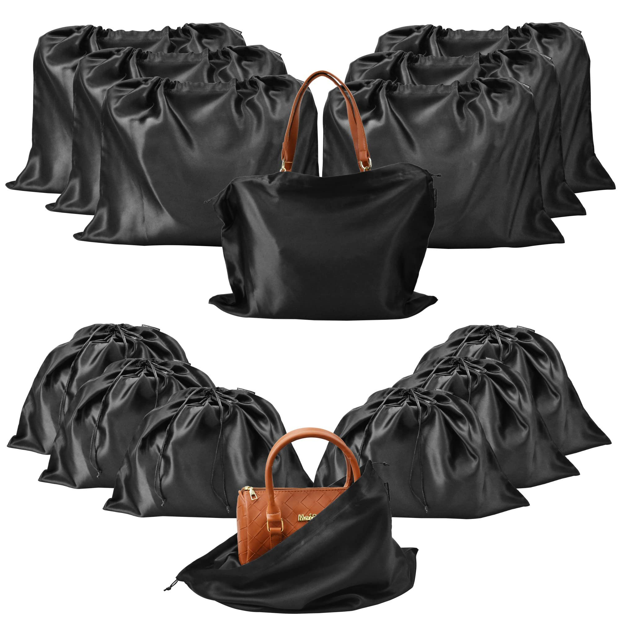 drawstring purse organizer