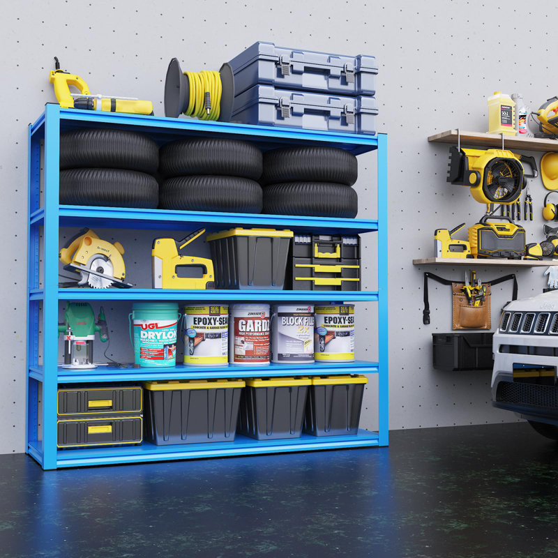 WFX Utility™ 48'' W Steel Height -Adjustable Shelving Unit | Wayfair