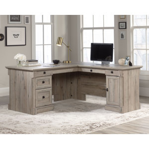 Gracie Oaks L-Shaped Desk | Wayfair