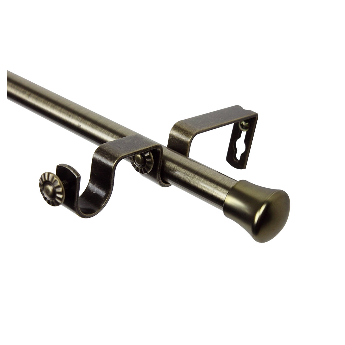 Astoria Grand McFetridge Adjustable Double Curtain Rod & Reviews | Wayfair