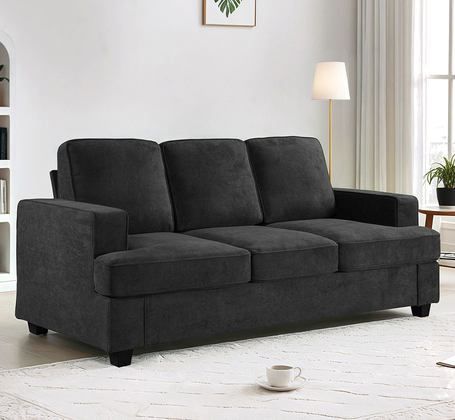 Ebern Designs Soft upholstery cushion back Sofa | Wayfair