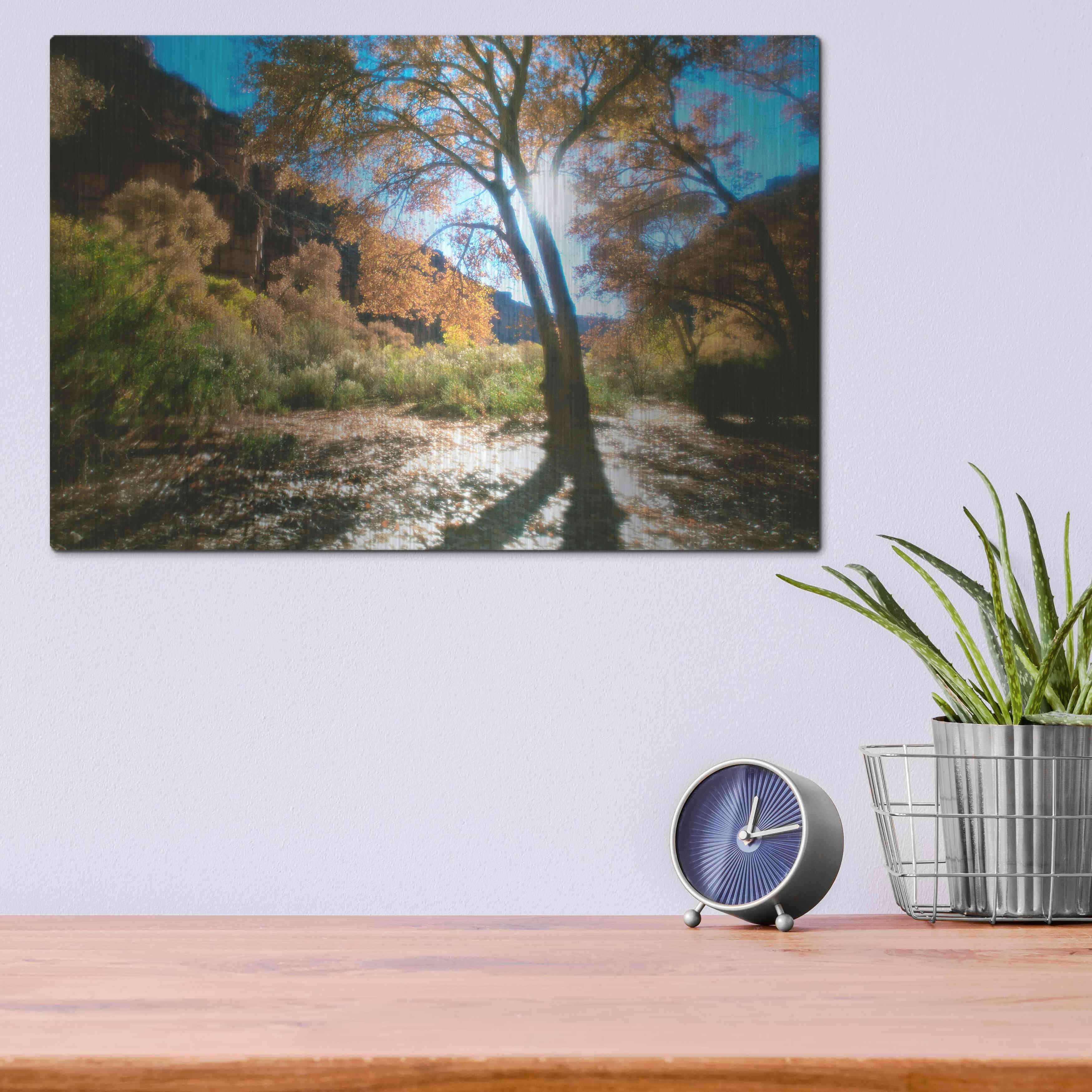 Millwood Pines Luxe Metal Art 'Trembling' By Thomas Haney, Metal ...