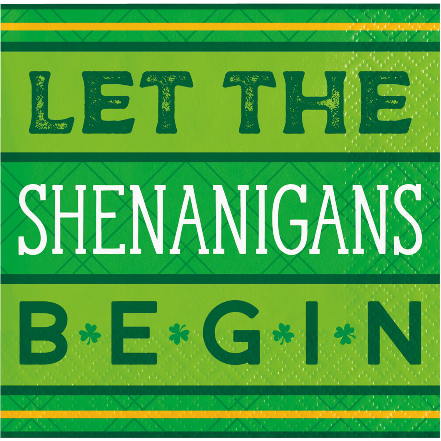 Creative Converting Shenanigans St. Patrick's Day Paper Beverage ...