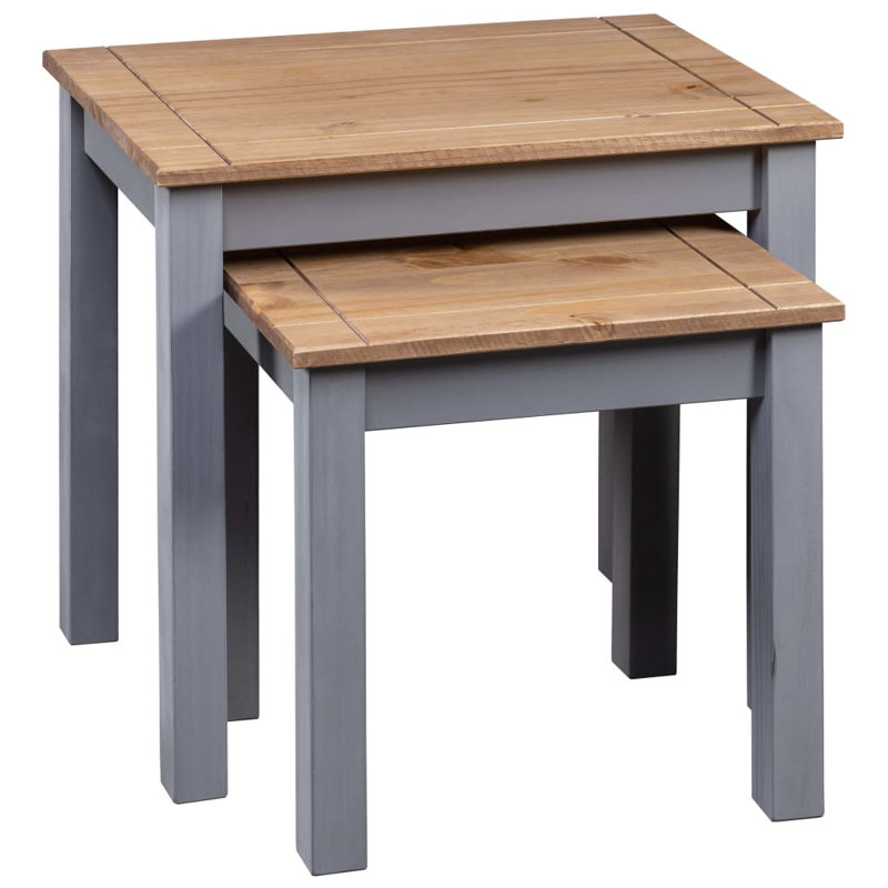 Winston Porter Joeana Solid Wood Nesting Tables | Wayfair