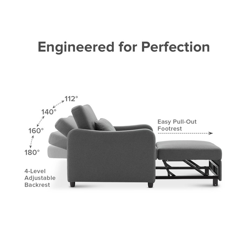 Ivy Bronx Lakari 34.3'' Wide Convertible Chair & Reviews | Wayfair