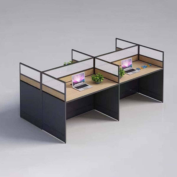 linyifurniture Rectangle 4 Person Partition Desk - Wayfair Canada