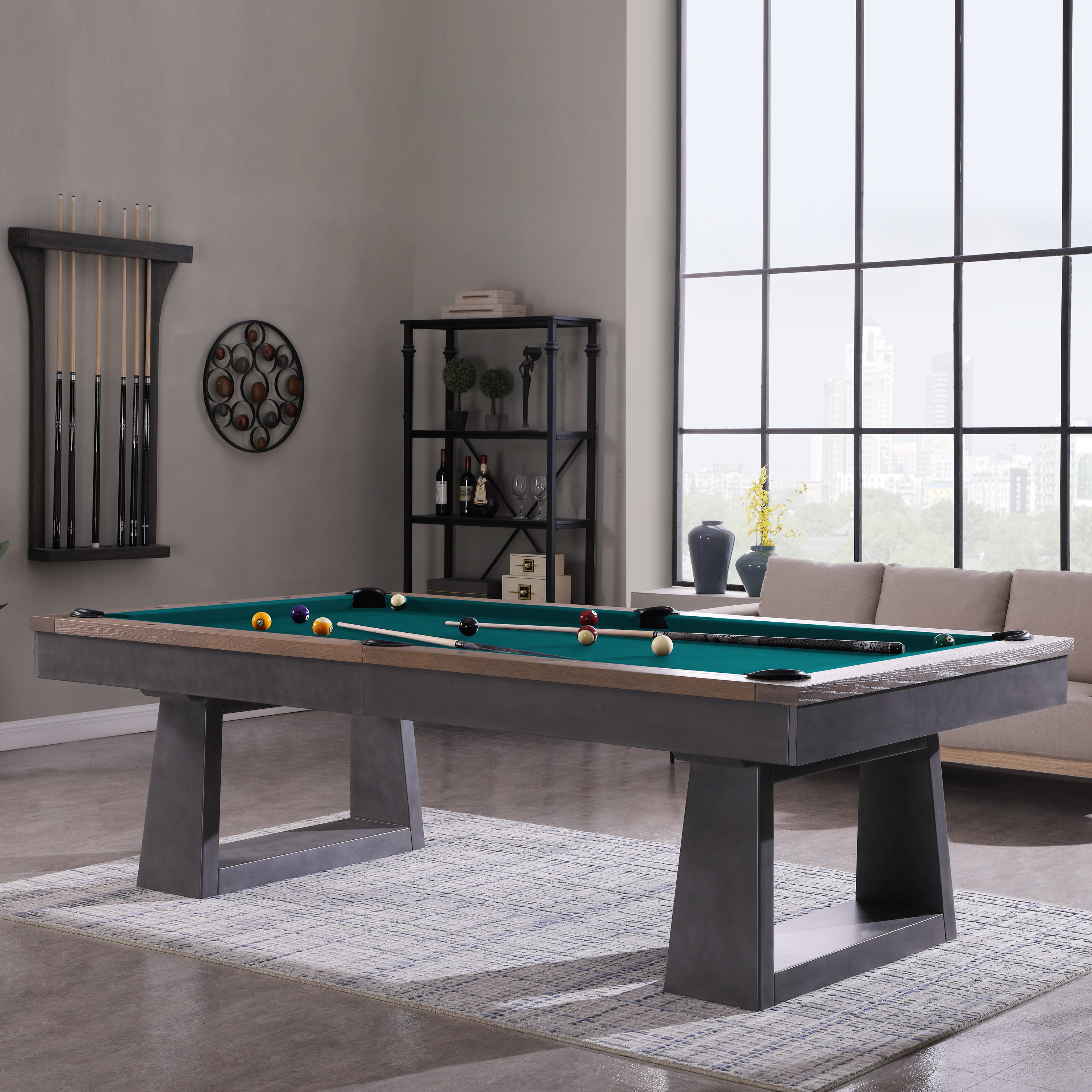 HomeSeason Edin 8ft Slate Pool Table | Wayfair