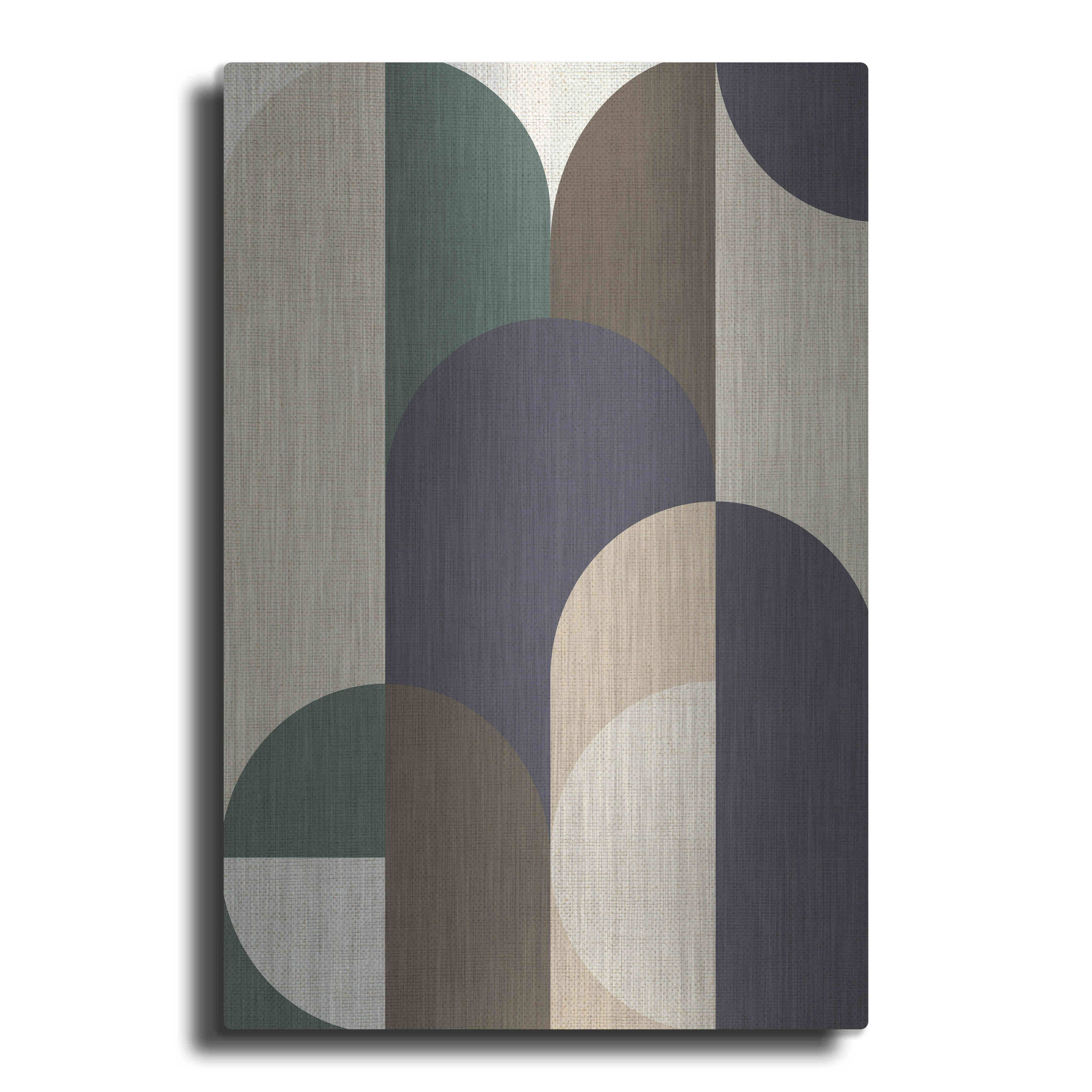 Ivy Bronx Weave 1 by Design Fabrikken - Unframed Graphic Art on Metal ...