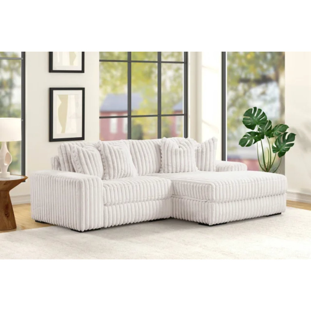 Mercer41 SUNDAY BEIGE 2 Piece Sectional | Wayfair