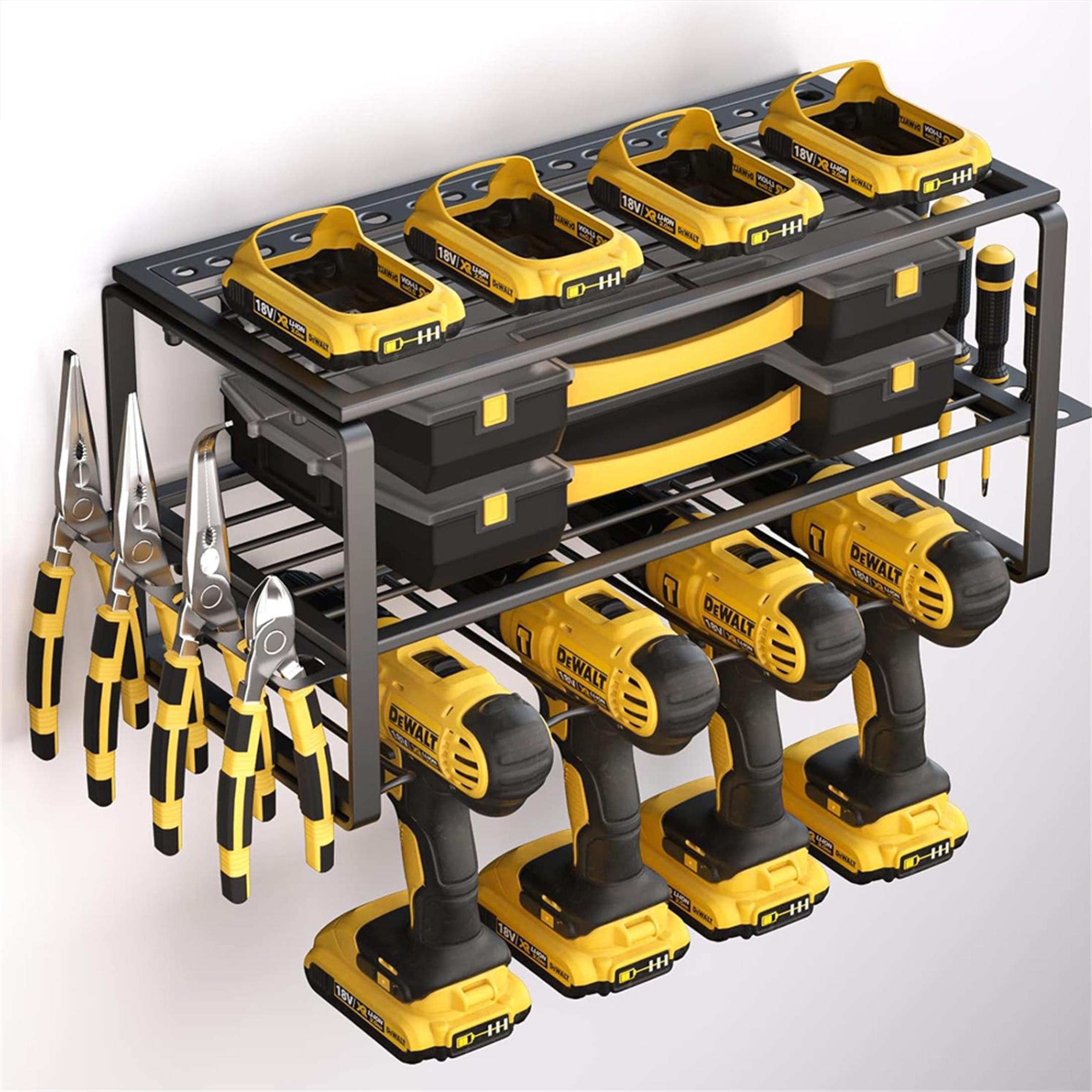WFX Utility 3-Tier 4-Slot Wall-Mounted Tool Rack | Wayfair.ie