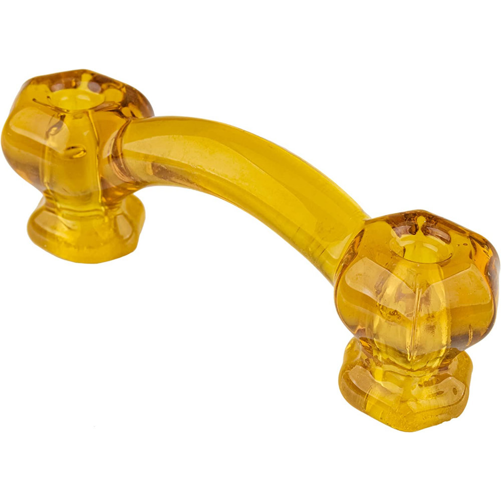 UNIQANTIQ HARDWARE SUPPLY Depression Era Hexagonal Clear Glass Drawer ...