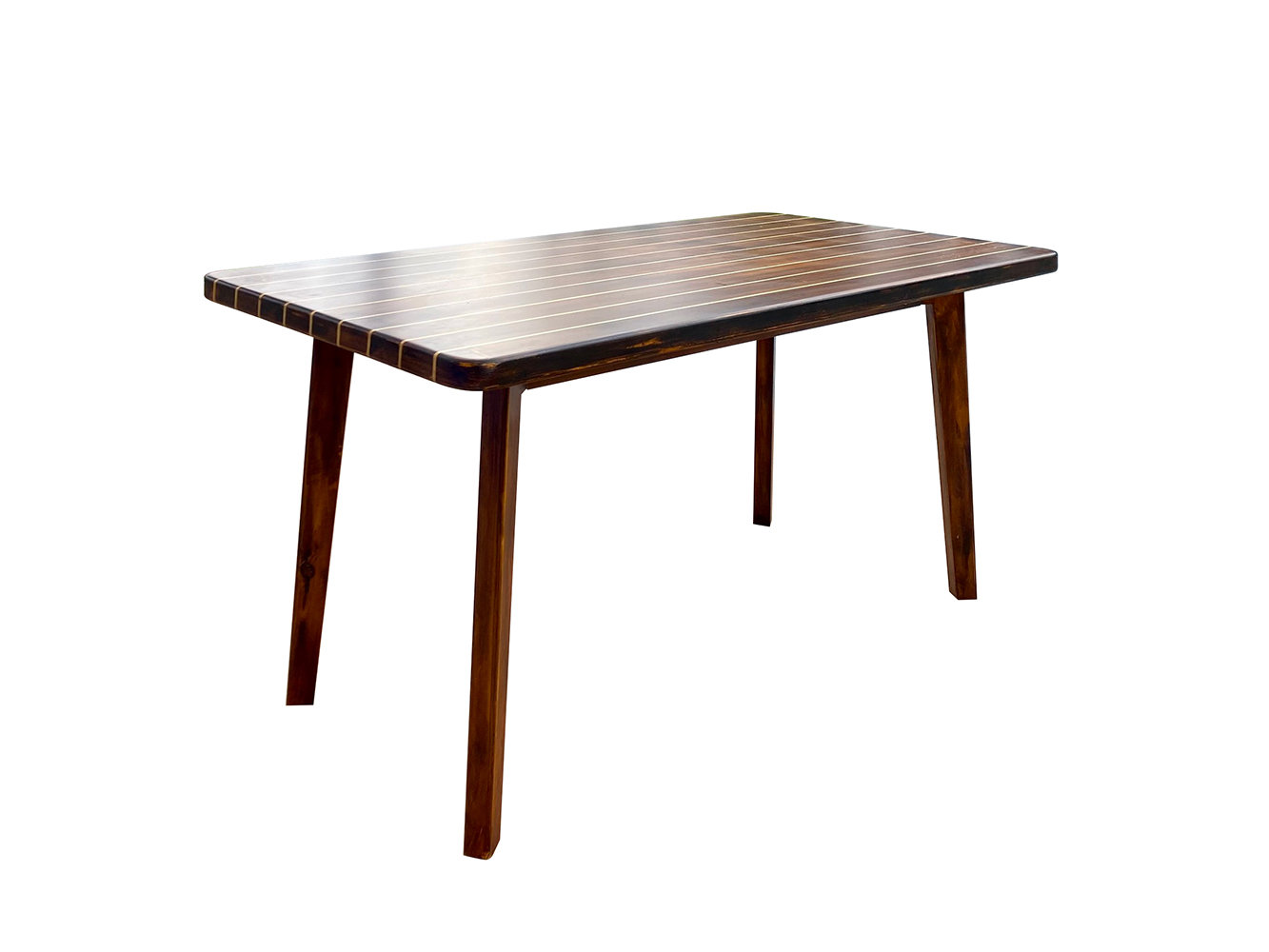 George Oliver Sanborn 50" Cedar Solid Wood Dining Table | Wayfair