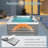 EROMMY 230 Volt 4-person 30-jet Rectangle Hot Tub With Ozonator, Led ...