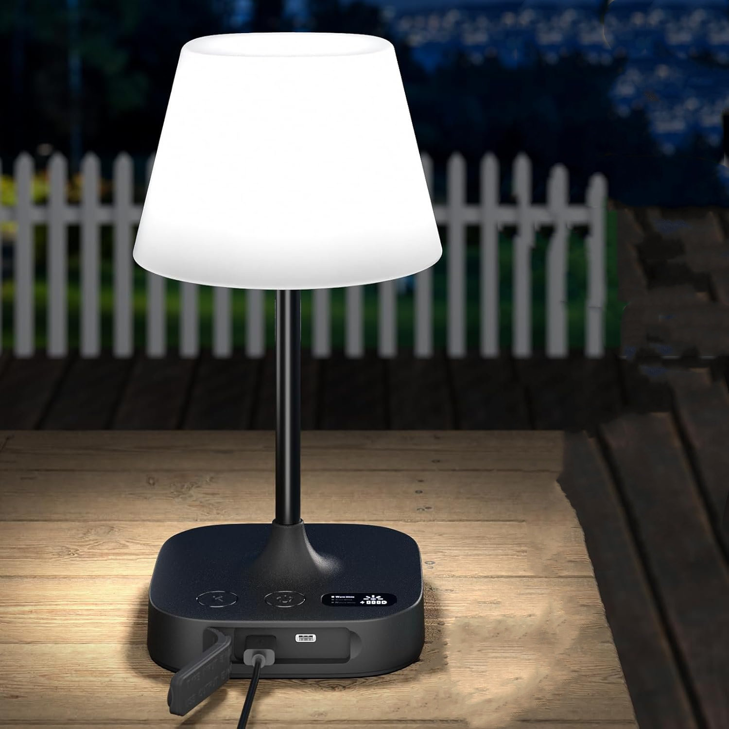 SIMLES Dimmable LED Display Touch Lamp for Camping - Wayfair Canada