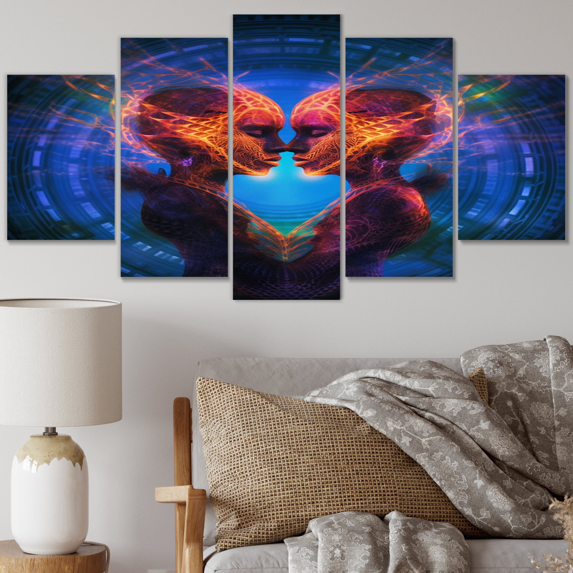 Lark Manor™ Twin Flame Divine Love II - Romantic Wall Art Print - 5 ...