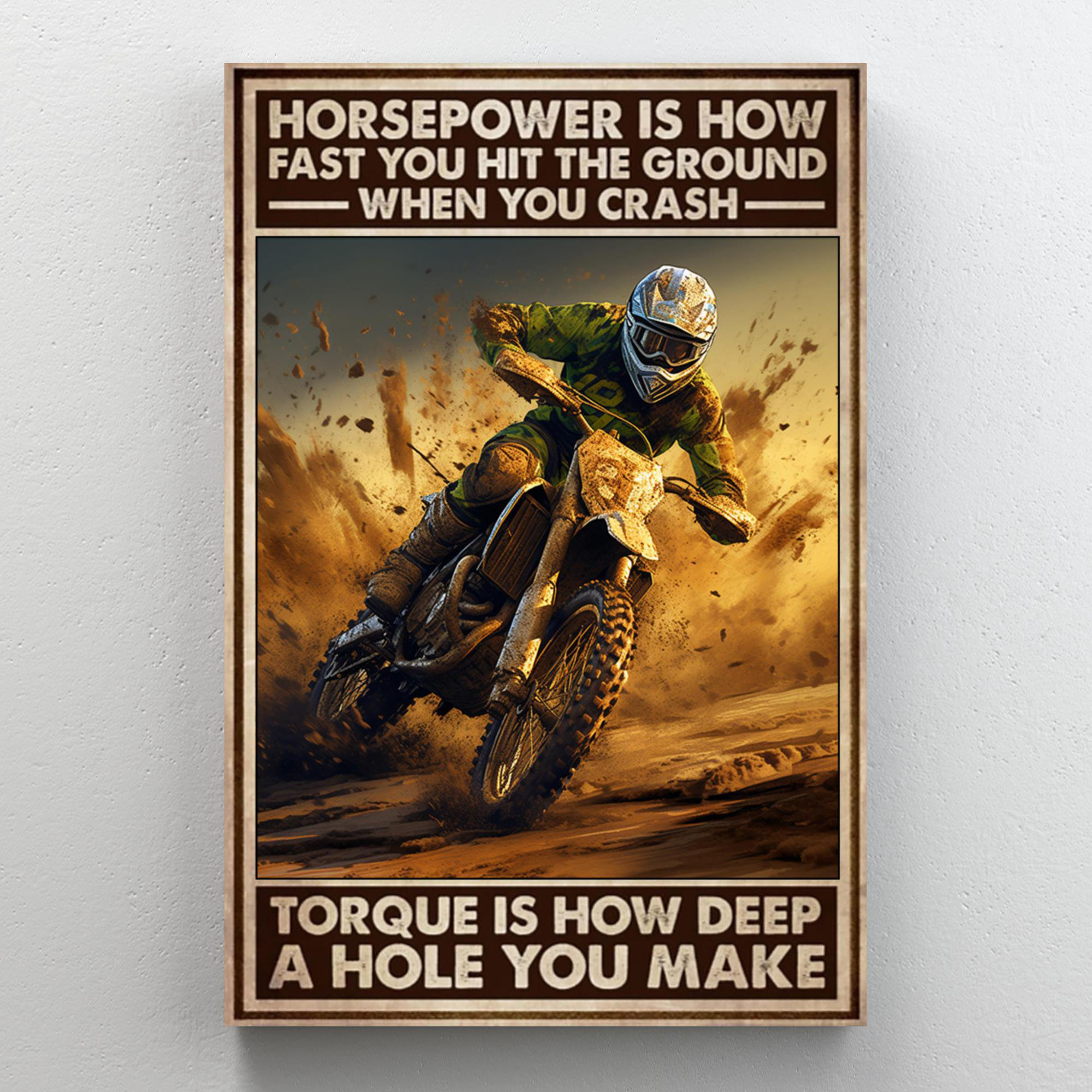 Trinx Terrain Racing A Hole You Make - 1 Piece Rectangle Graphic Art ...