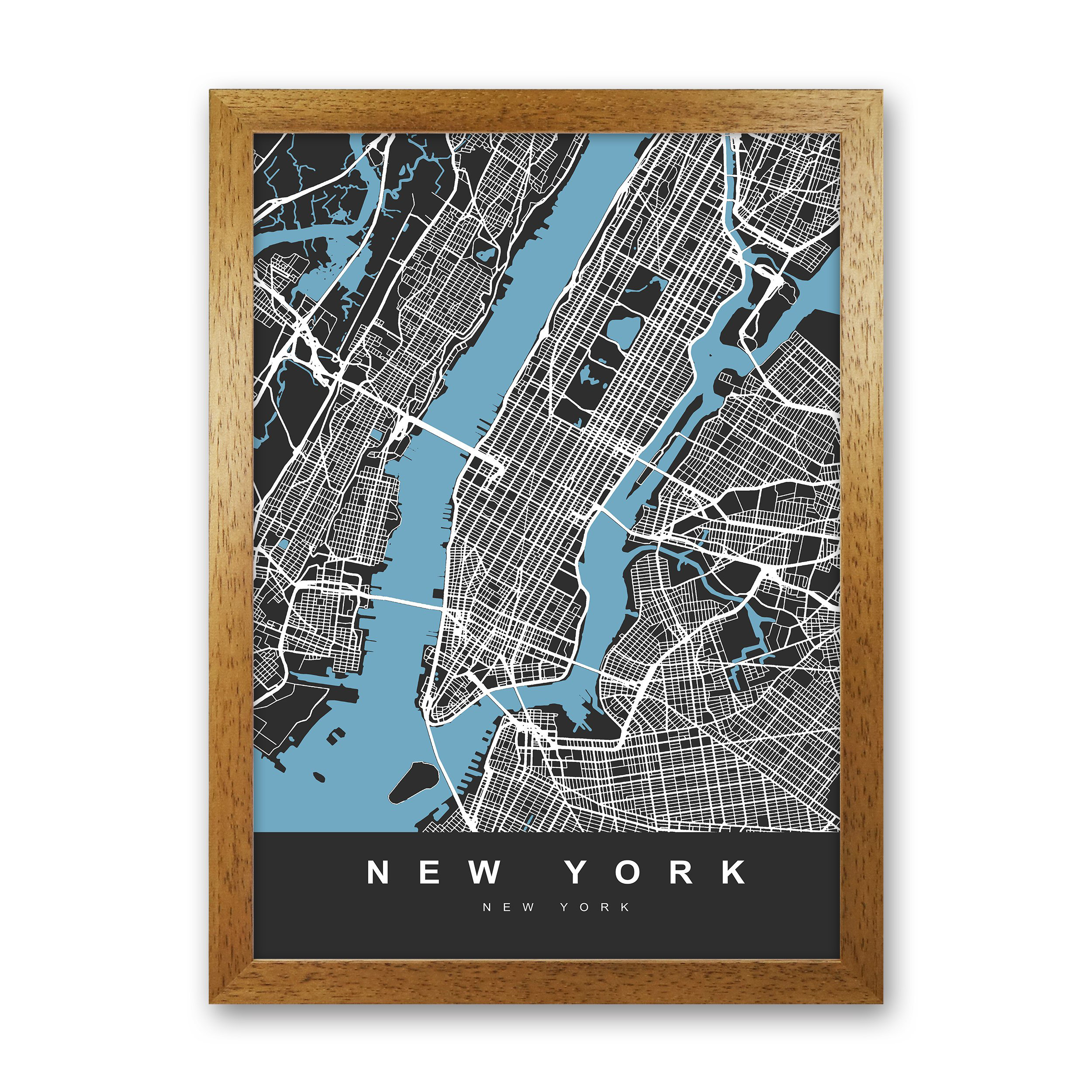 Borough Wharf New York II - Graphic Art Print on Paper | Wayfair.ie