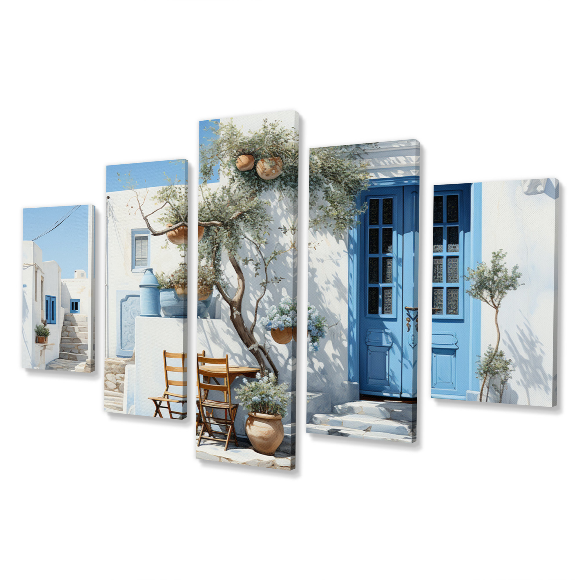 Ebern Designs Greece Cycladic Harmony IV - Landscapes Canvas Print - 5 ...