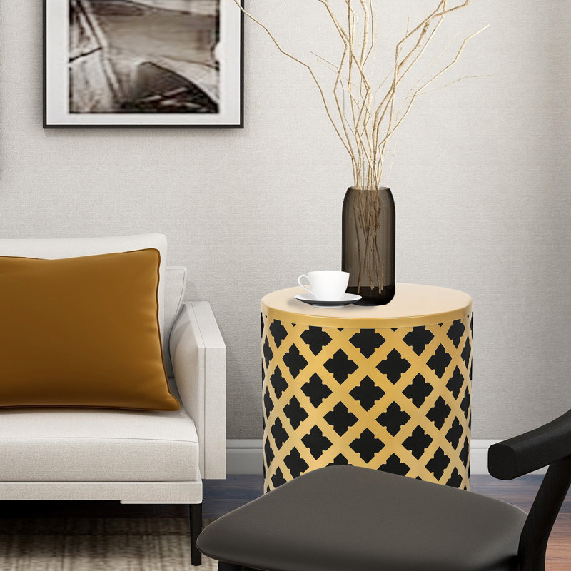 House of Hampton® Iron Frame End Table Set | Wayfair