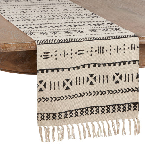Geometric Rectangular Table Runners You'll Love | Wayfair