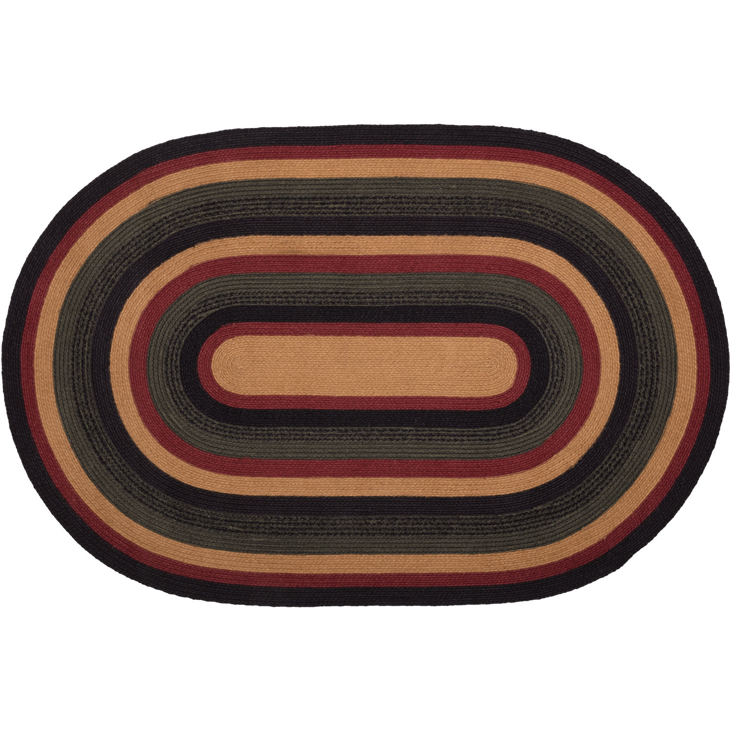 Rosalind Wheeler Wyatt Jute Rug Oval w/ Pad | Wayfair