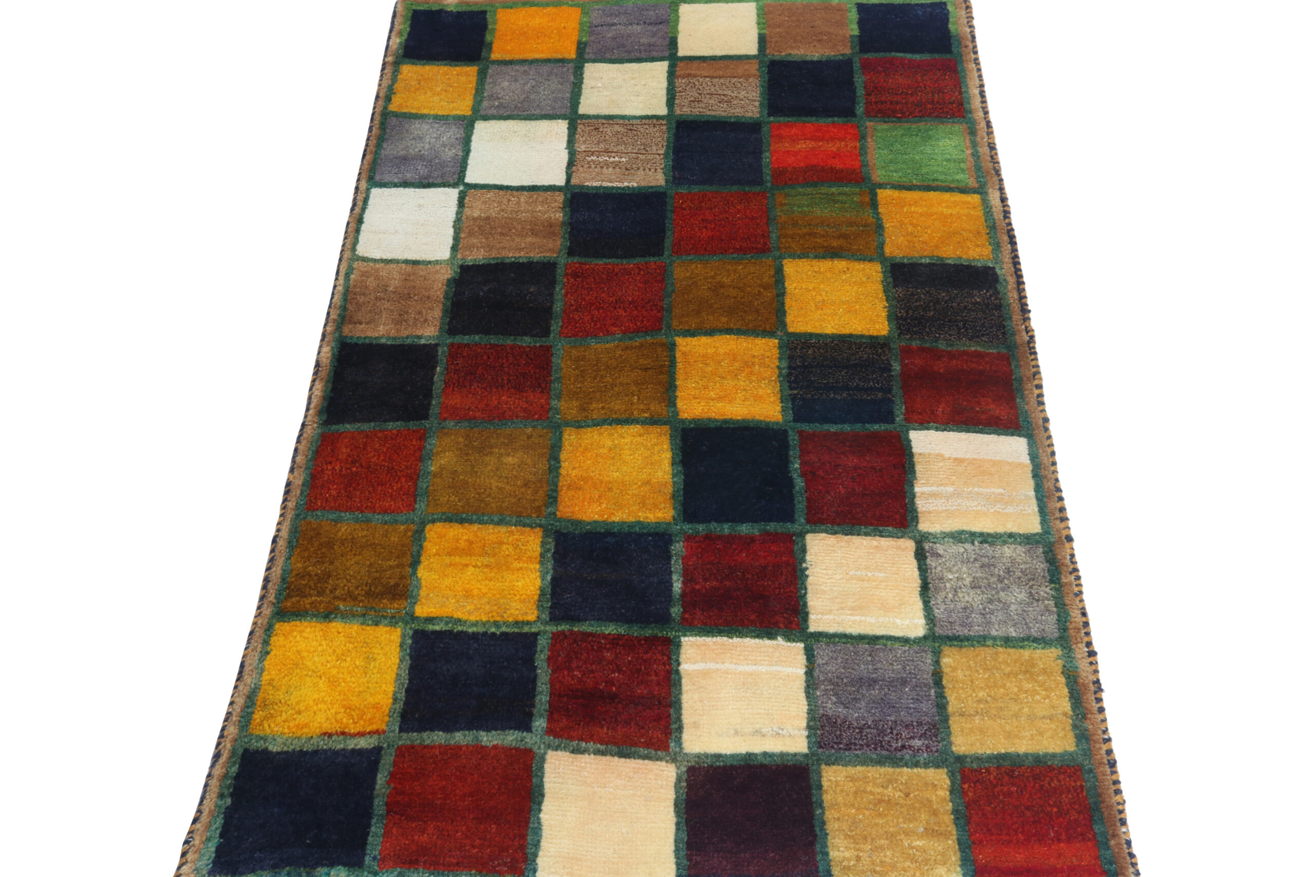 Rug & Kilim One-of-a-Kind 1950s Area Rug in White/Yellow/Red | Wayfair