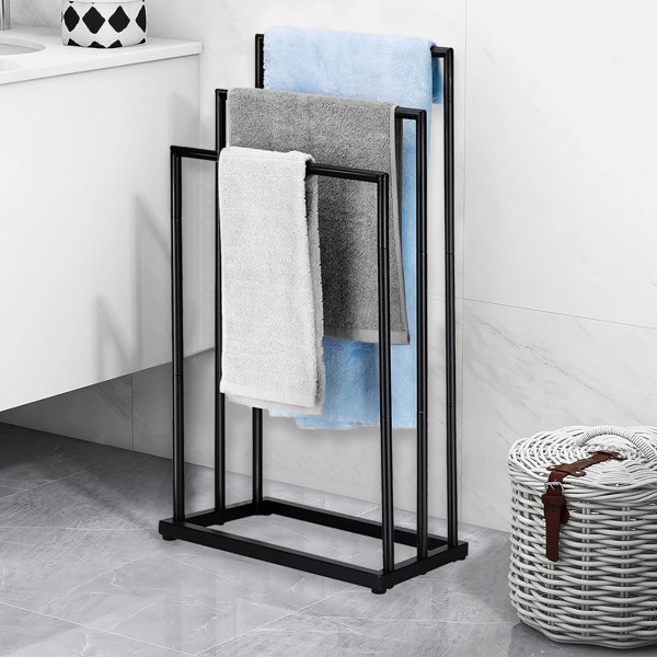 gearonic Free Standing Towel Racks For Bathroom, 3 Tier Stainless Steel ...