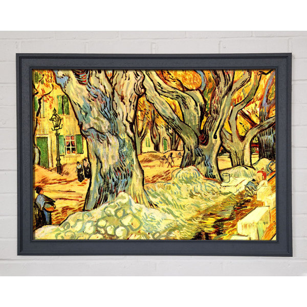 August Grove Road Workers On The Boulevard Victor Hugo In Saint-Remy ...