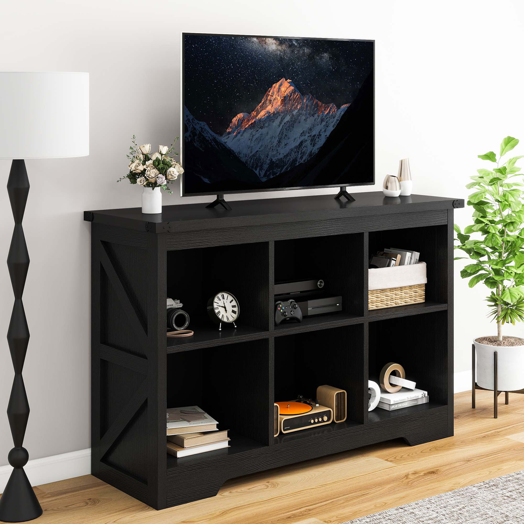 Gracie Oaks Gebrael 2-Tier Open Shelf Bookcase, 6/8-Cube Storage ...