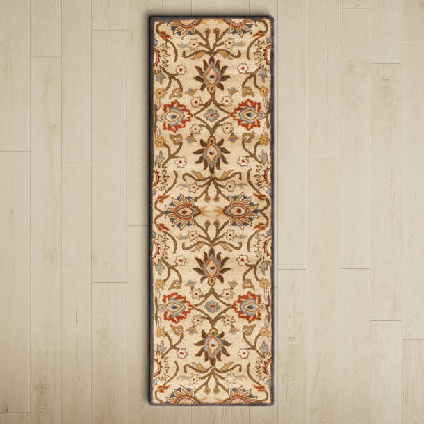Birch Lane™ Arden Hand Tufted Wool Floral Rug & Reviews | Wayfair
